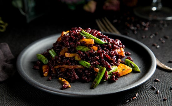 A Black Rice Recipe with Pumpkin Squash, Sage, and Thyme | TASTE