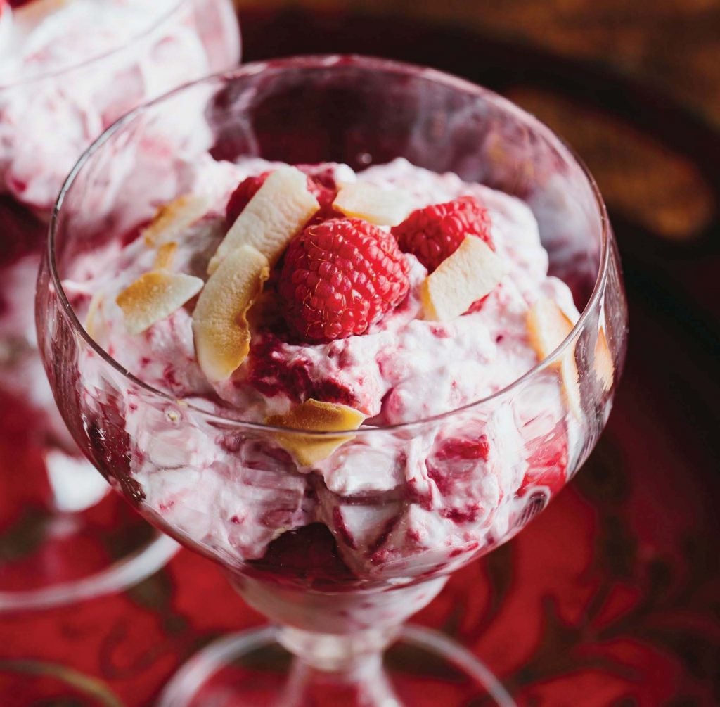 A Coconut Cream Fool Recipe Featuring Raspberries | TASTE
