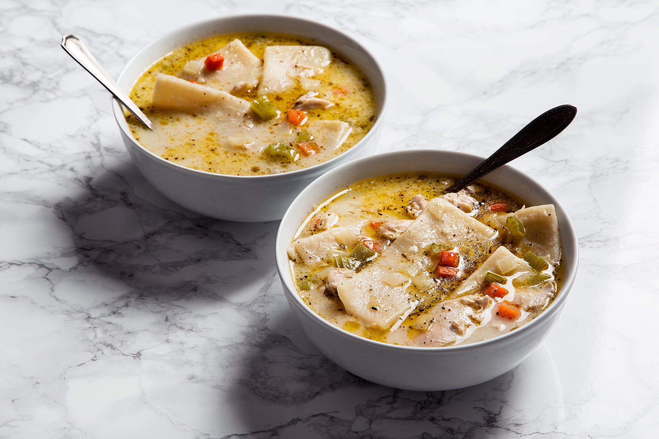 Chicken and Dumplings Recipe With a Flavorful Homemade Stock | TASTE