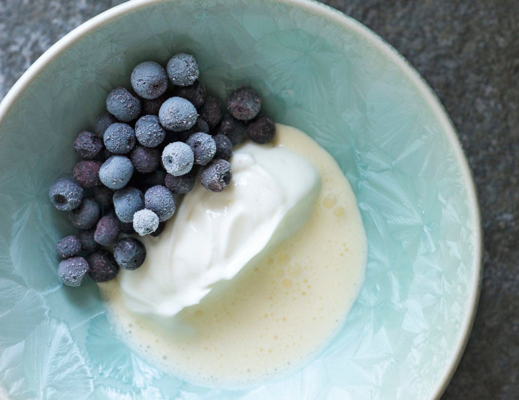 Skyr, Blueberries, and Cream | TASTE