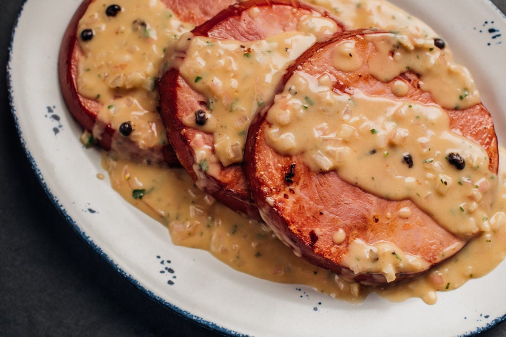 Ham With Juniper-Cream Sauce | TASTE