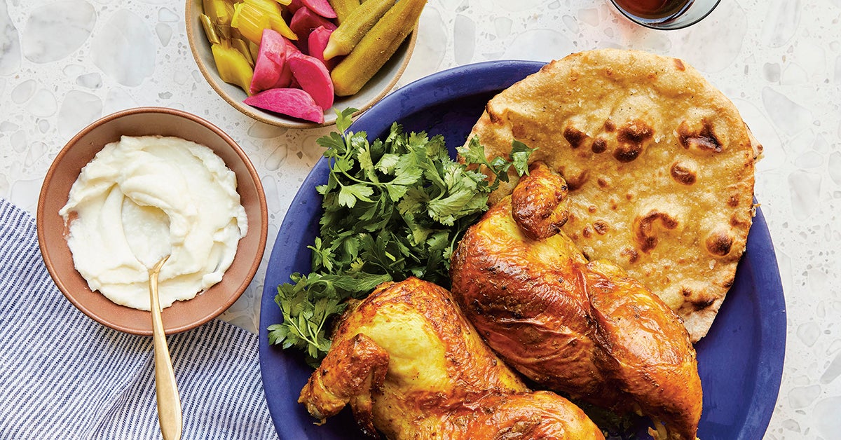 Turmeric Chicken with Toum | TASTE